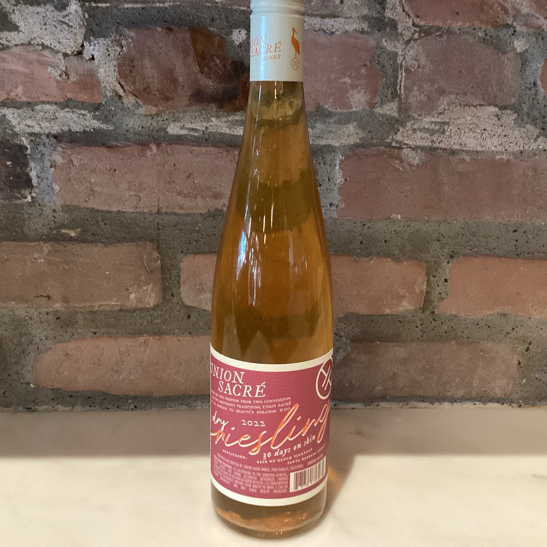 Union Sacre, Riesling, Santa Barbara County, 2022 | Betty Wine Bar ...