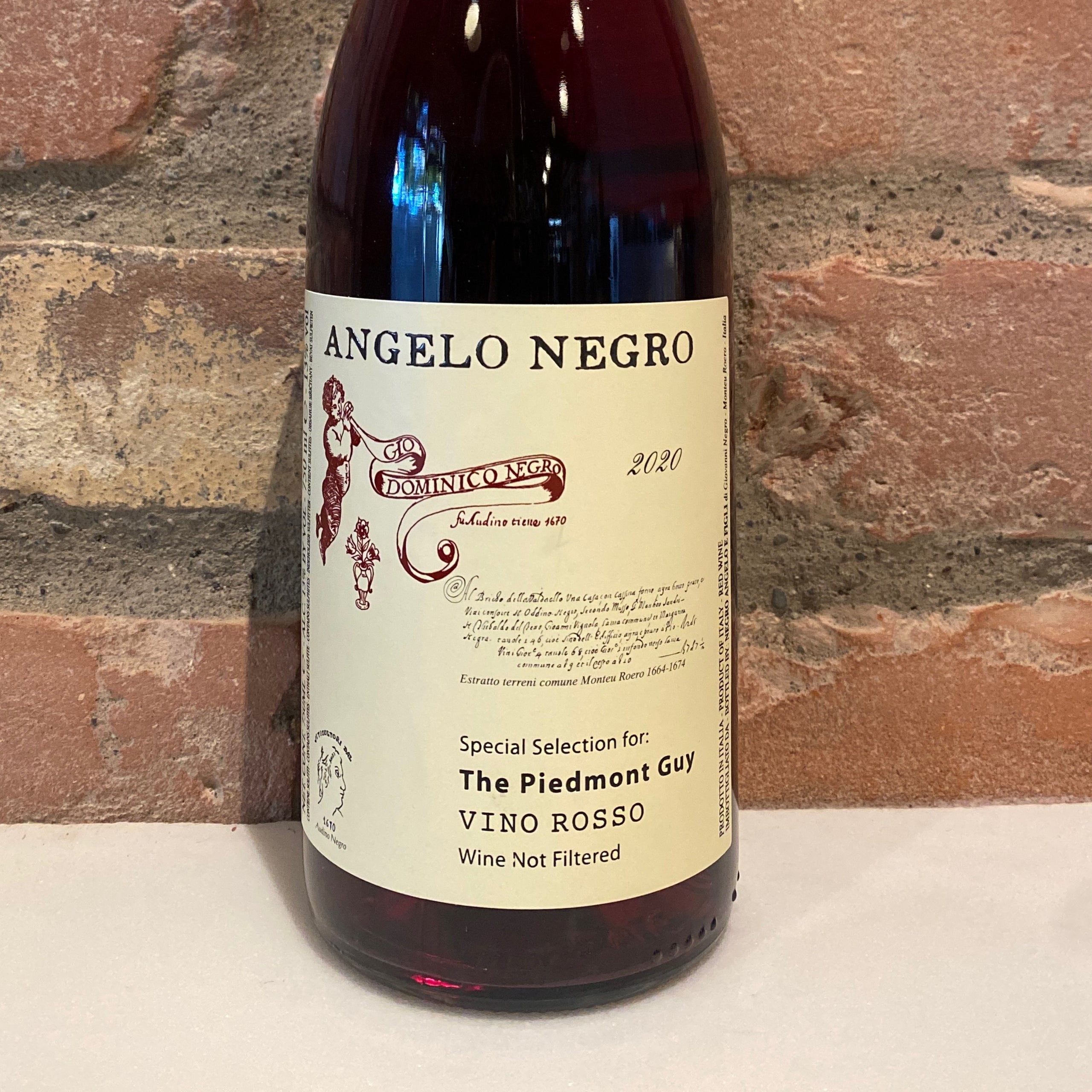 Angelo Negro, Unfiltered Rosso, 2020 | Betty Wine Bar & Bottle Shop